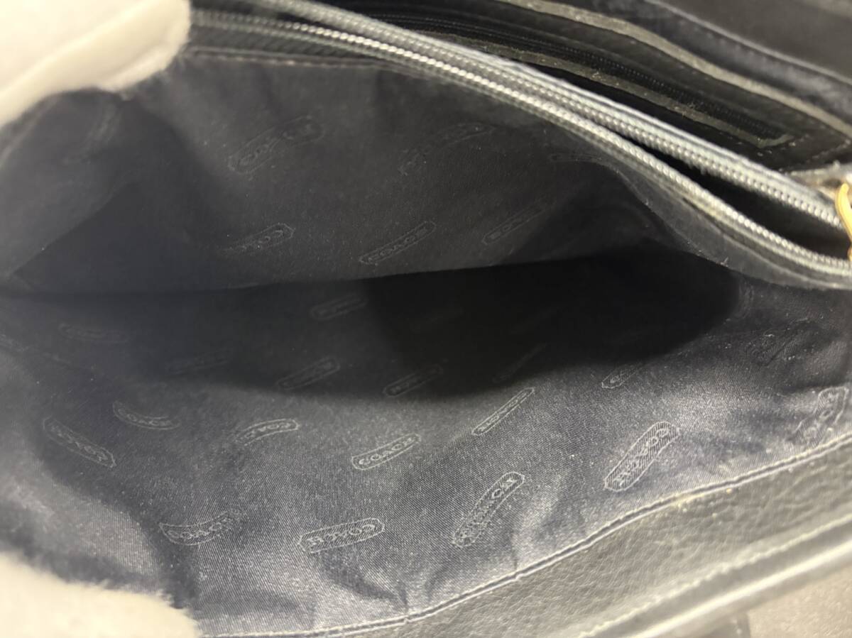 Yahoo!オークション - COACH 9077 オールドコーチ トートバッグ レザー...