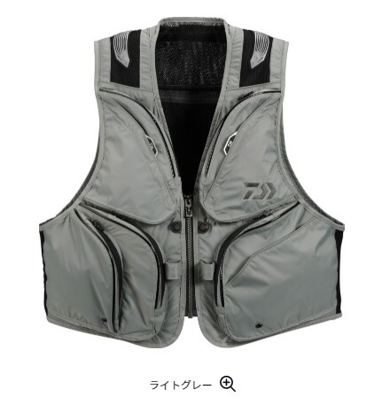 Yahoo!オークション - ダイワ DV-3025 ショートフィッシングベスト(グ...
