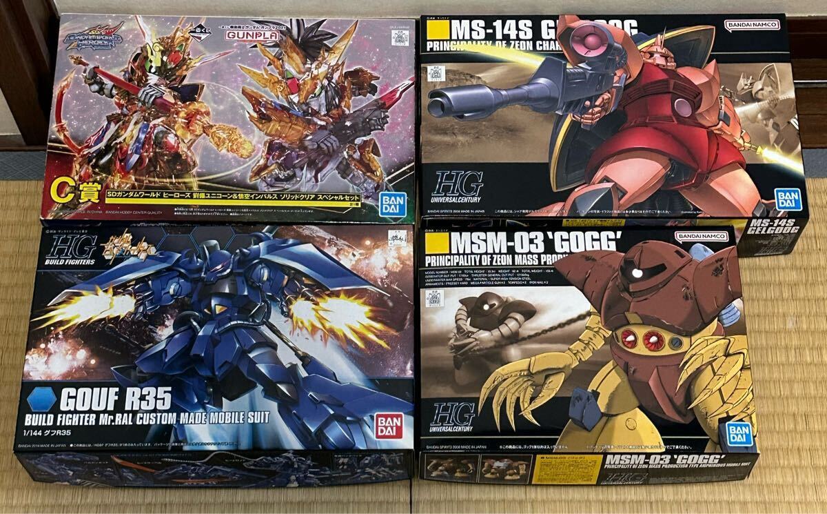 Yahoo!オークション - ガンプラ 未組立 11体セット SD MG HG RG