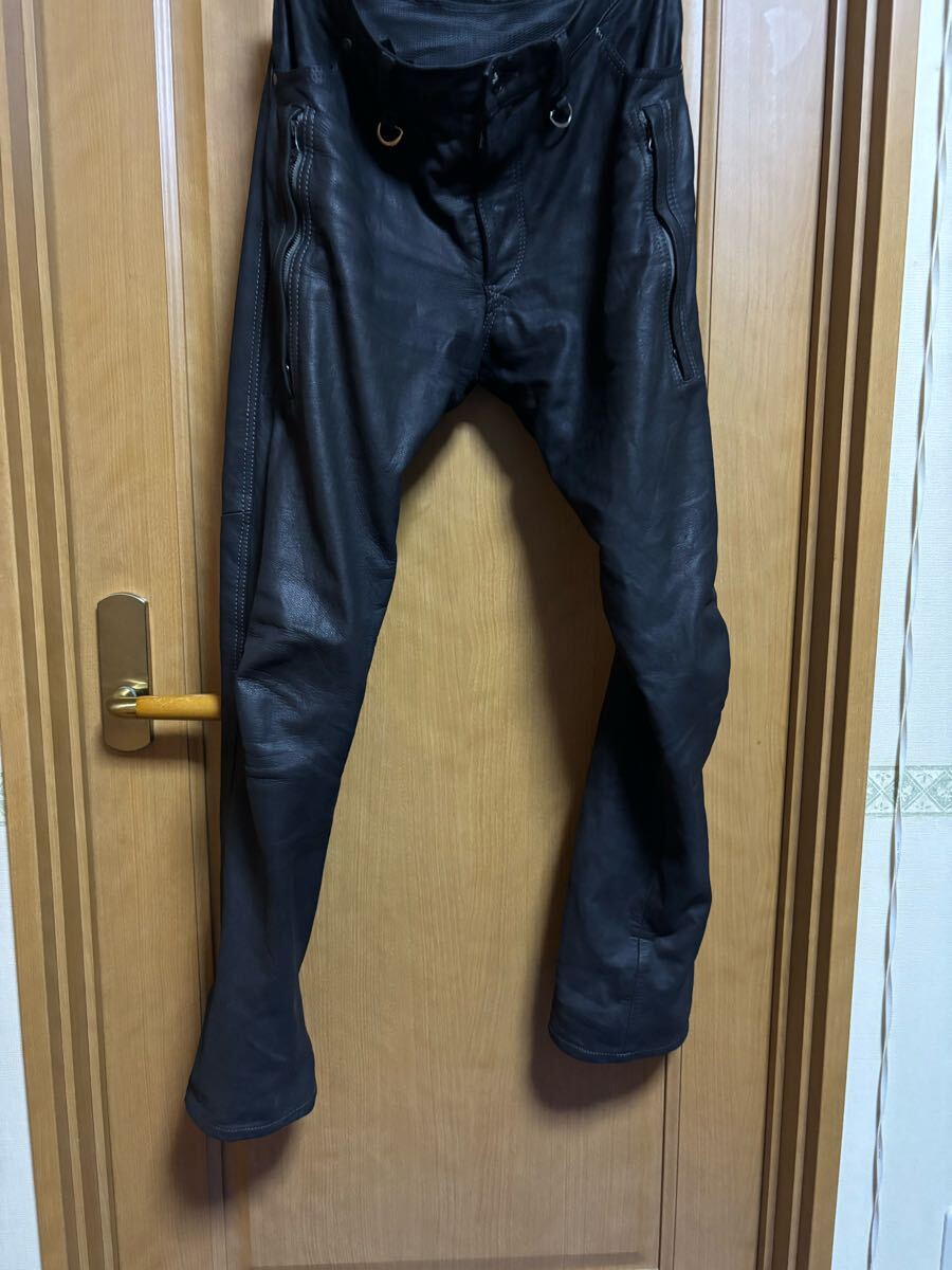 Yahoo!オークション - hyod スマートレザーパンツ ベンチレーション付...