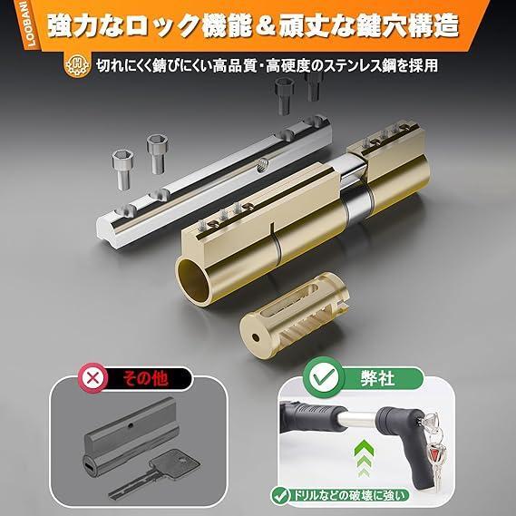 Yahoo!オークション - LOOBANIペダルロック 車 盗難防止 ブレーキロッ...