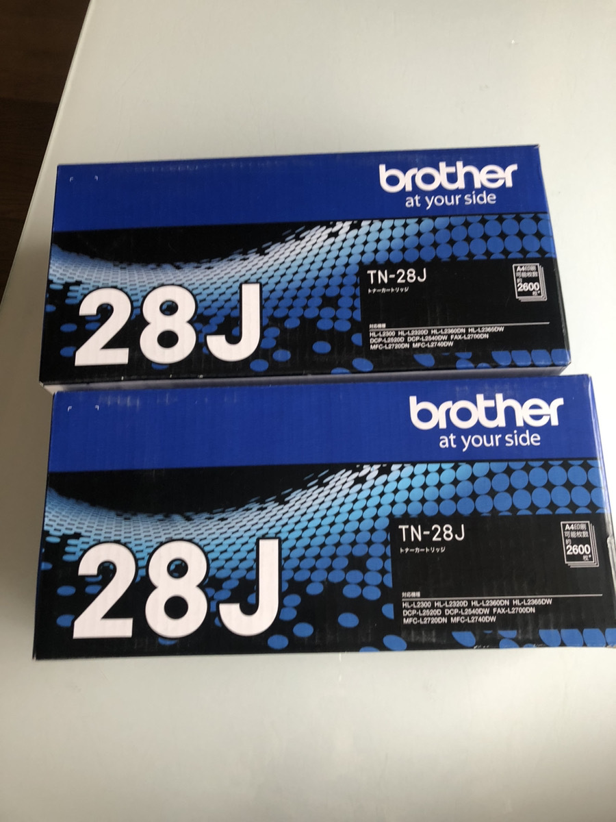 Yahoo!オークション - brother純正 トナーカートリッジ TN-28J 2セット