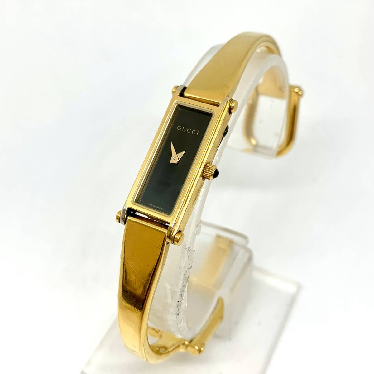 Yahoo!オークション - C0510 1円～ GUCCI グッチ 1500L バングルウォッ...