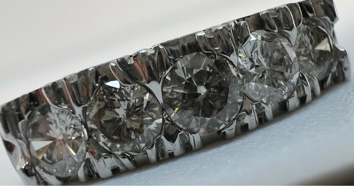 Yahoo!オークション - 1円 Pt900 リング ダイヤモンド0.7ct EG0021