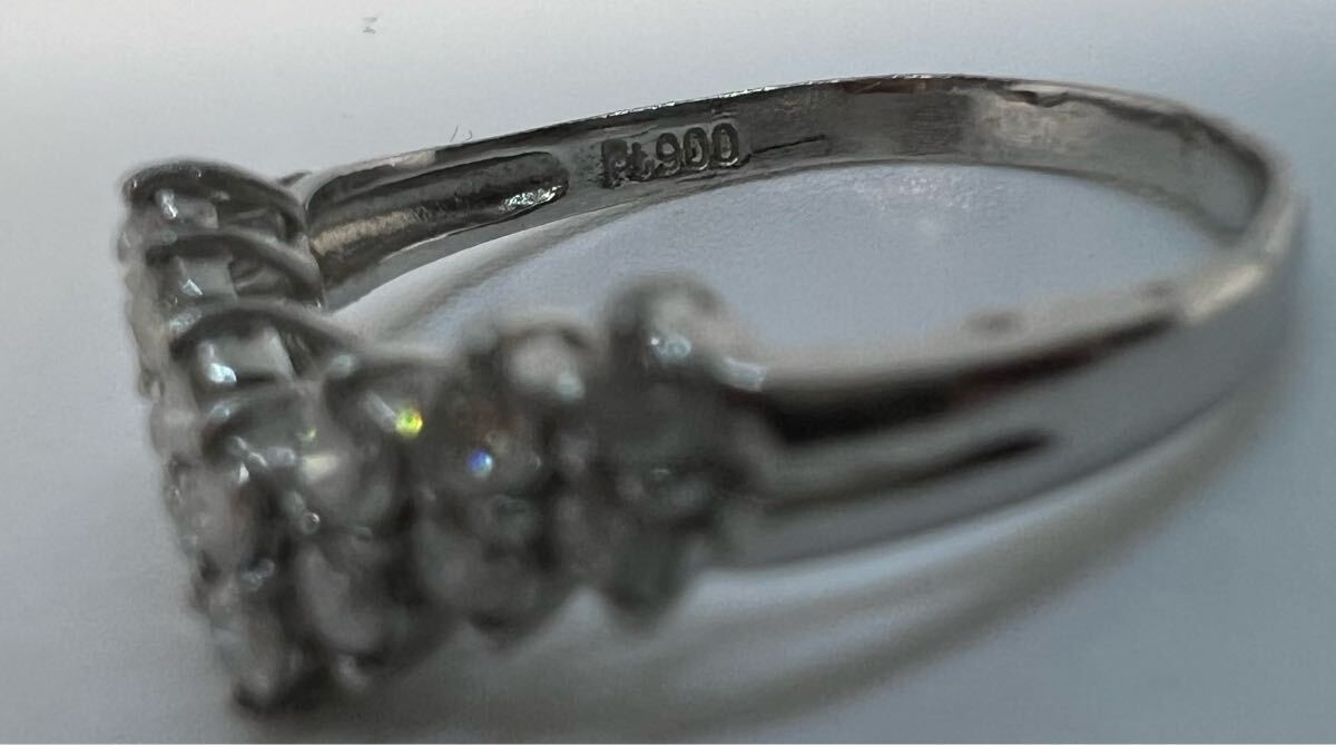 Yahoo!オークション - 1円 Pt900 リング ダイヤモンド 0.5ct EG0274