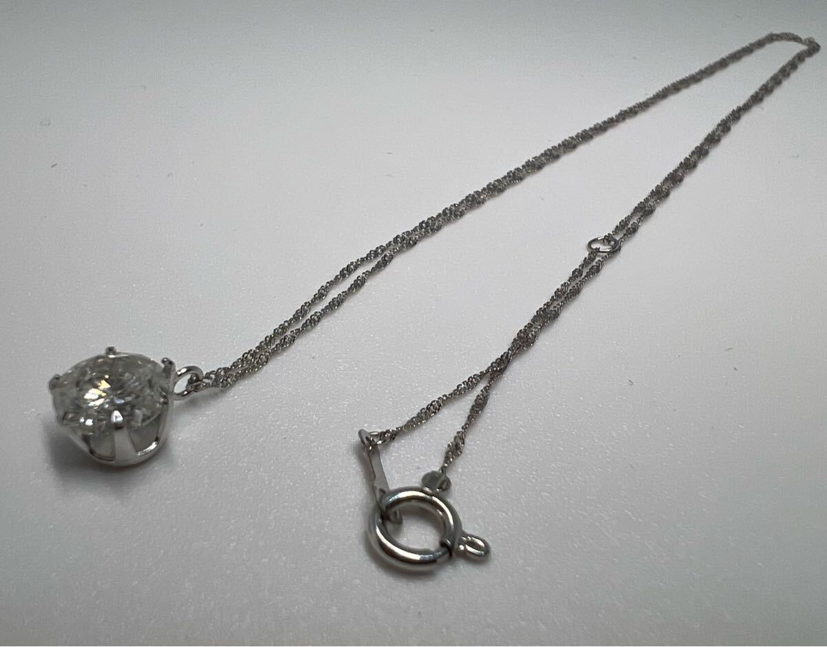 Yahoo!オークション - 1円 Pt850/Pt999 ネックレス ダイヤモンド 1ct E...