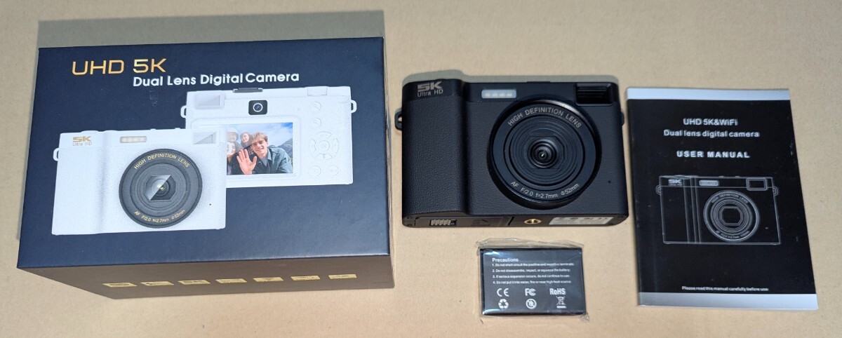 Yahoo!オークション - Moledro WIFI転送機能 デジタルカメラ 5K 6400万...