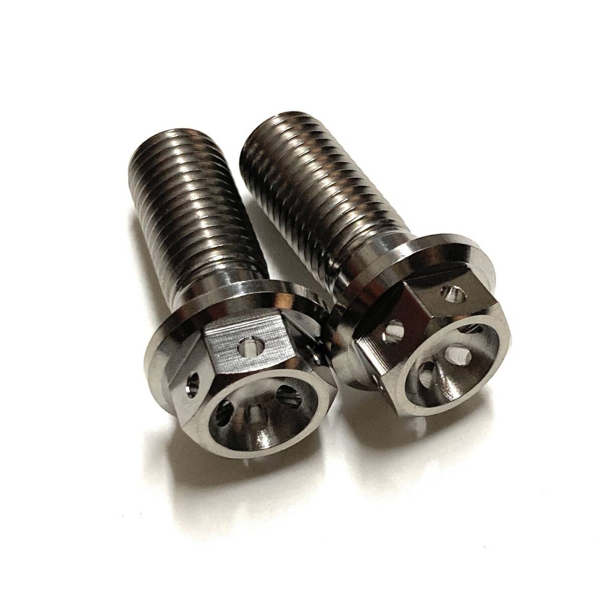 Yahoo!オークション - チタン M10 P1.5 25mm フランジボルト ブレーキ...