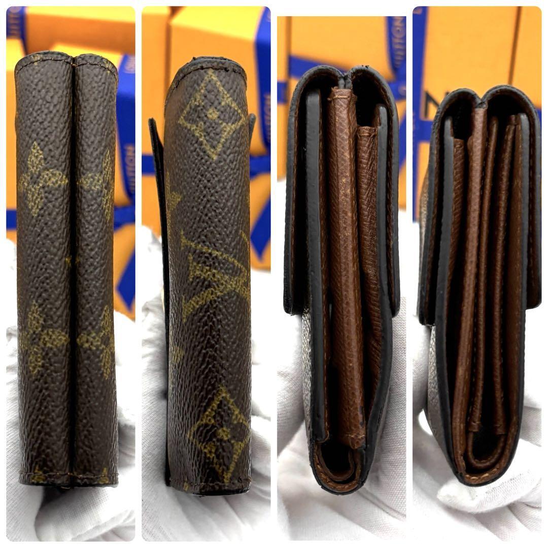 美品 Louis Vuitton ルイヴィトン 三つ折り財布 モノグラム 美品 Louis Vuitton ルイヴィトン 三つ折り財布 モノグラム