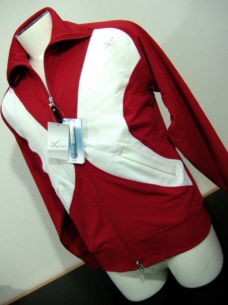 Yahoo!オークション - 新品 レア CW-X LL 長袖 ジャージ 赤白 ダブルジ...