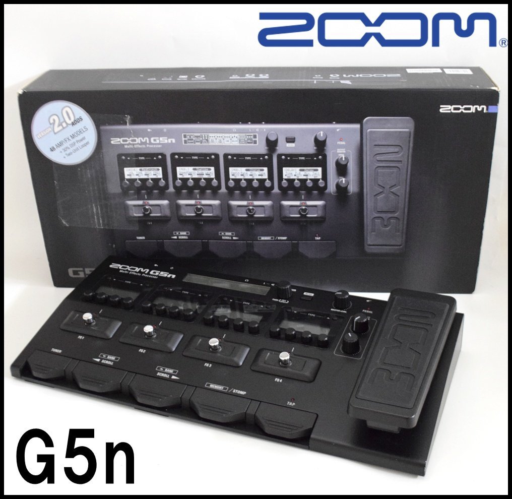 Yahoo!オークション - 良品 ZOOM マルチエフェクター G5n エフェクトタ...