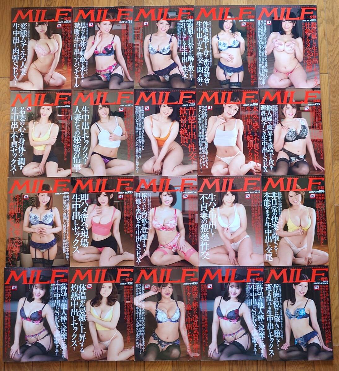 Yahoo!オークション - 熟女雑誌 MILF ミルフ 20冊