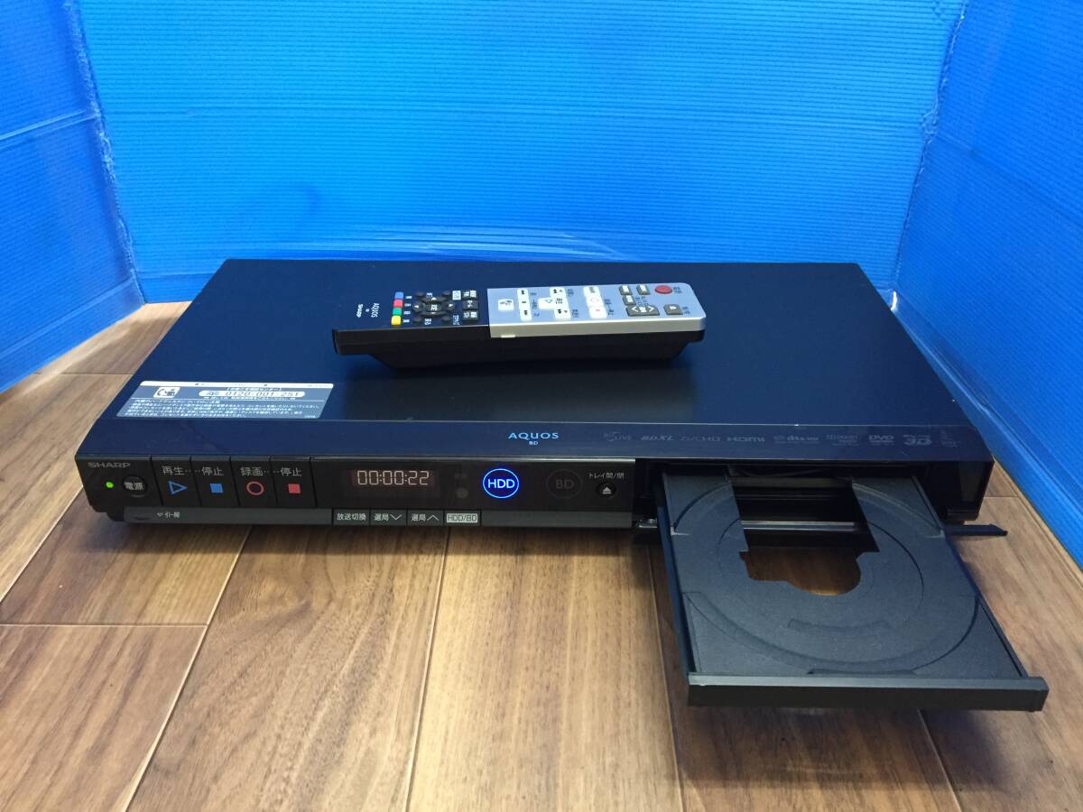 Yahoo!オークション - SHARP ブルーレイレコーダー BD-H51 リモコン付...