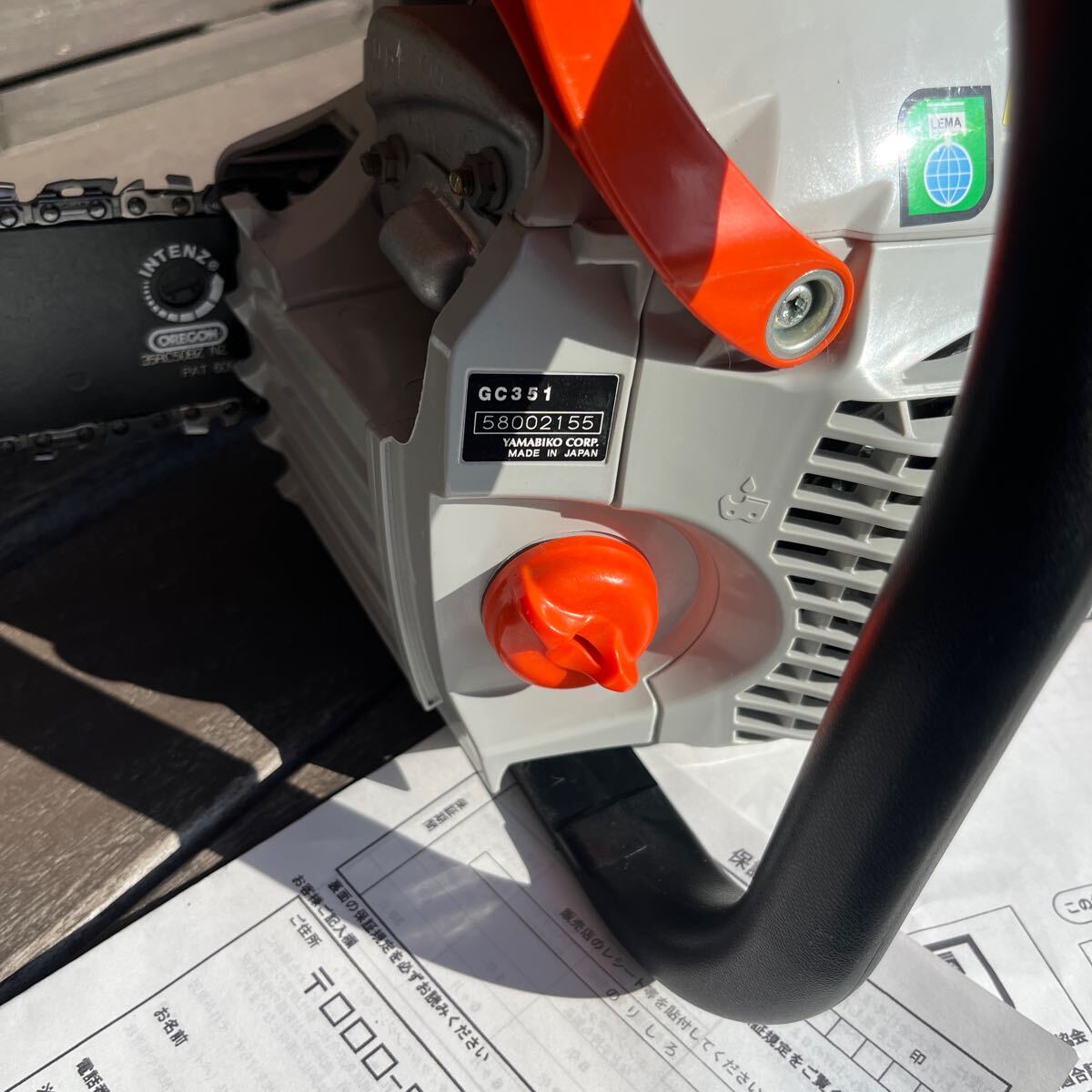 Yahoo!オークション - 未使用品 ECHO エコー GC351 エンジンチェンソー...