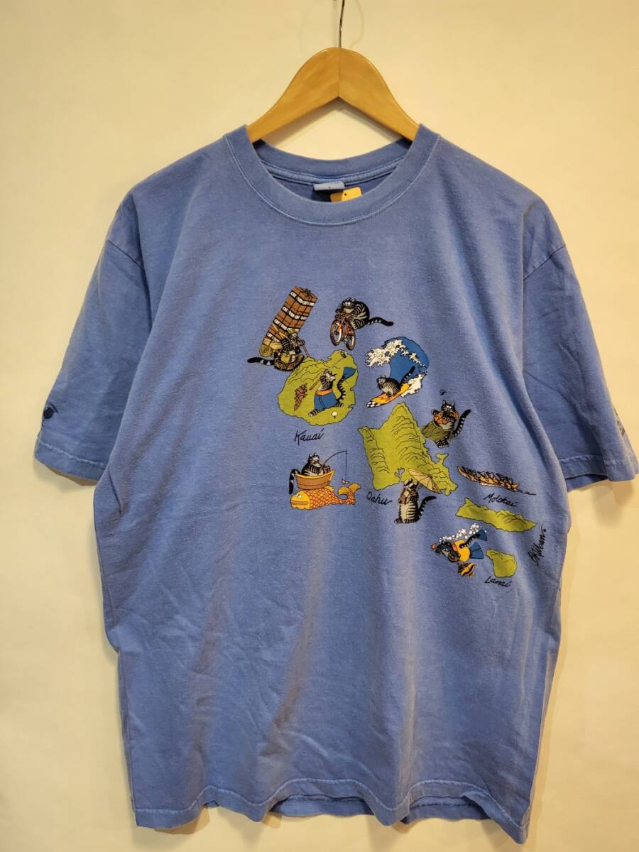 Yahoo!オークション - ハワイ猫Tシャツ アメリカ古着（商品番号5408）