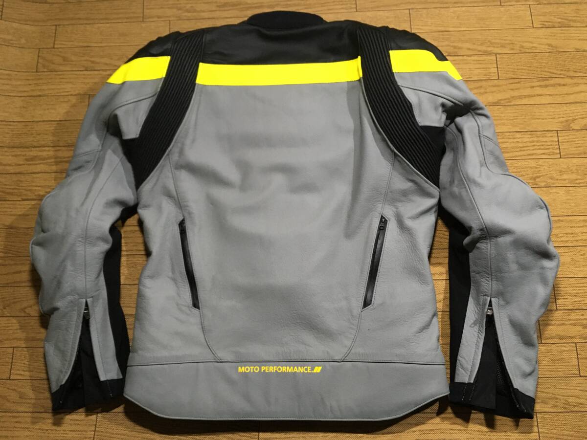 Yahoo!オークション - KUSHITANI フェイズ 牛革製ライディングレザーJK...