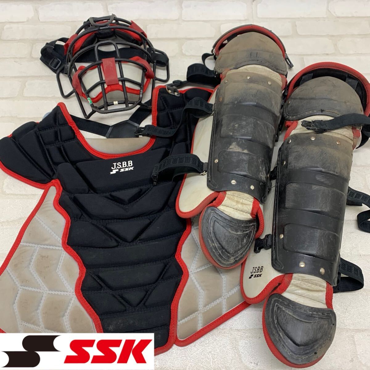 Yahoo!オークション - H ② SSK エスエスケイ 野球 キャッチャー防具 ...