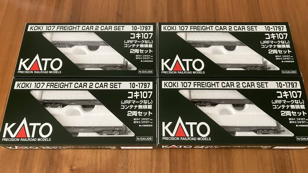 Yahoo!オークション - 【10-1797】KATO コキ107(JRFマークなし)コンテ...