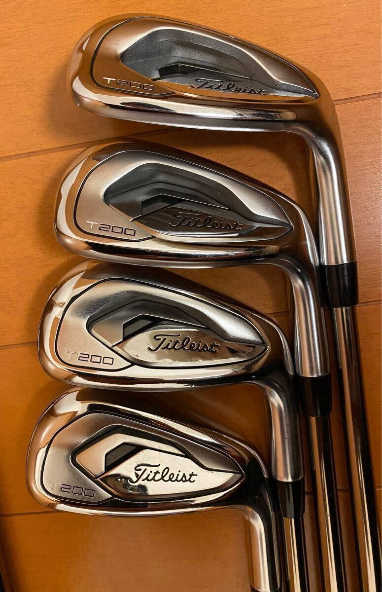 美品 Titleist T200 アイアン5〜P48度7本シャフトカスタム 美品 Titleist T200 アイアン5〜P48度7本シャフトカスタム