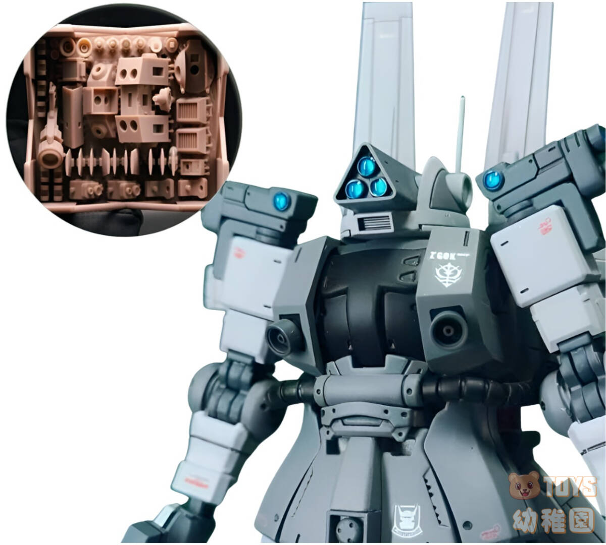 【初十】1/144 HG ザクⅡ強行偵察型 ザク・フリッパー 改造パーツ 未塗装 3Dプリントパーツ｜Letao乐淘-专业日本雅虎代拍代购