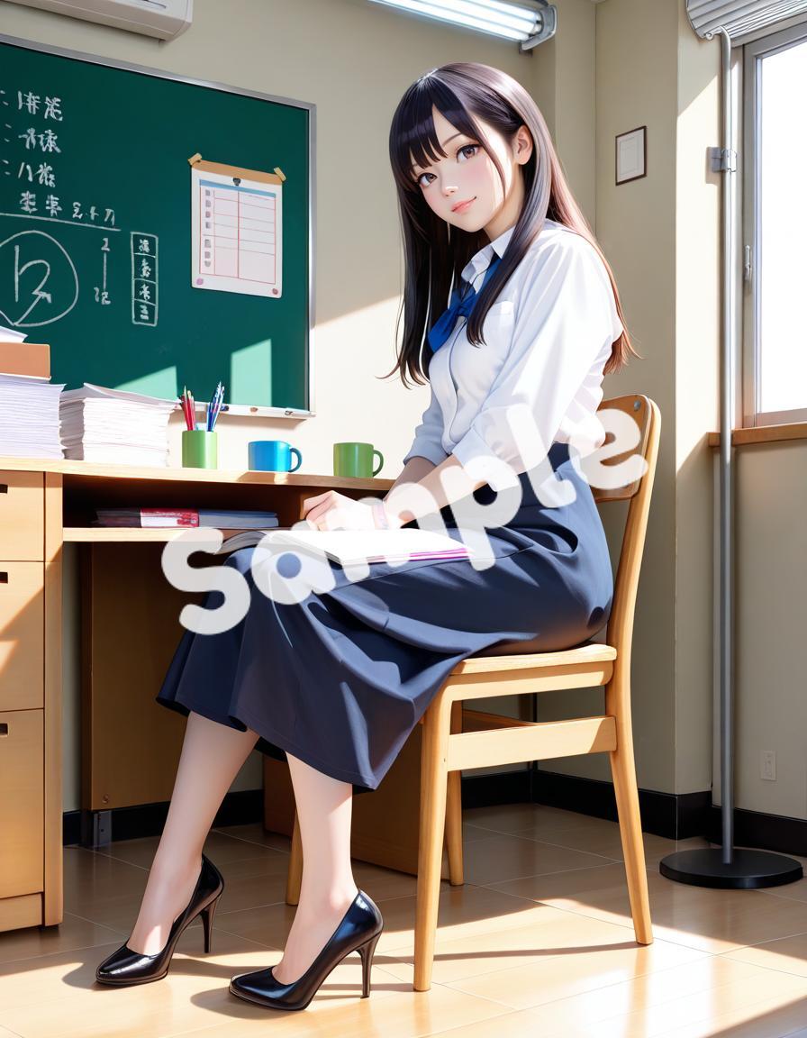 Yahoo!オークション - X0353 A4 AIポスター 教師 OL清楚 グラビア 可愛...