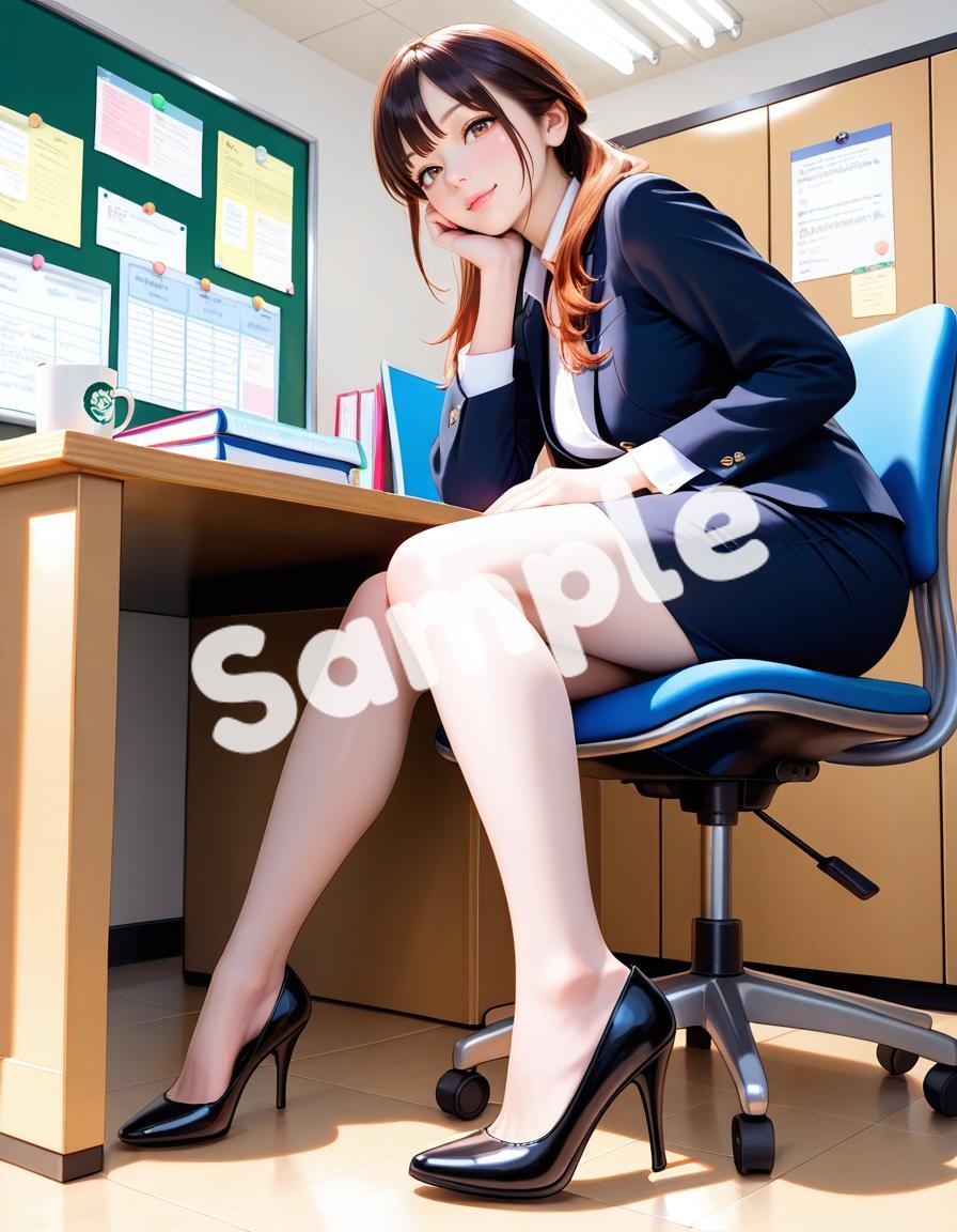 Yahoo!オークション - X0379 A4 AIポスター 教師 OL清楚 グラビア 可愛...