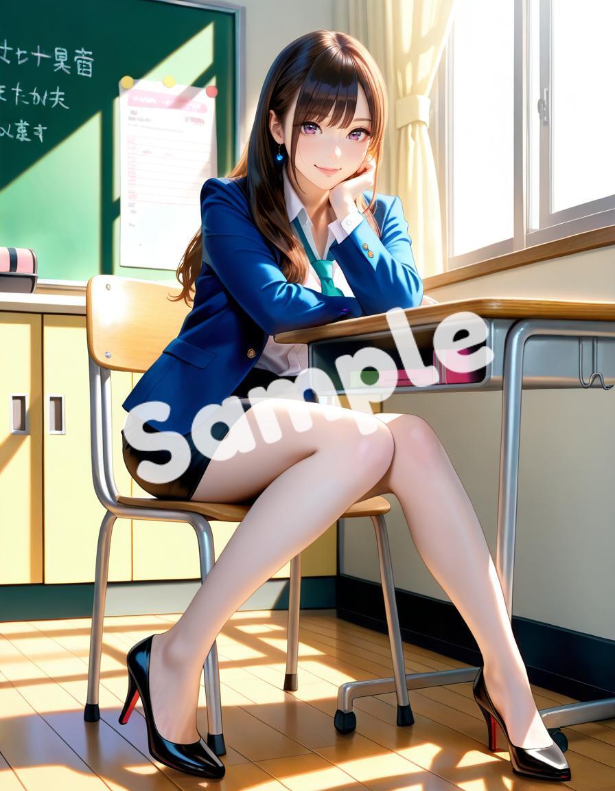 Yahoo!オークション - X1078 A4 AIポスター 教師 OL清楚 グラビア 可愛...