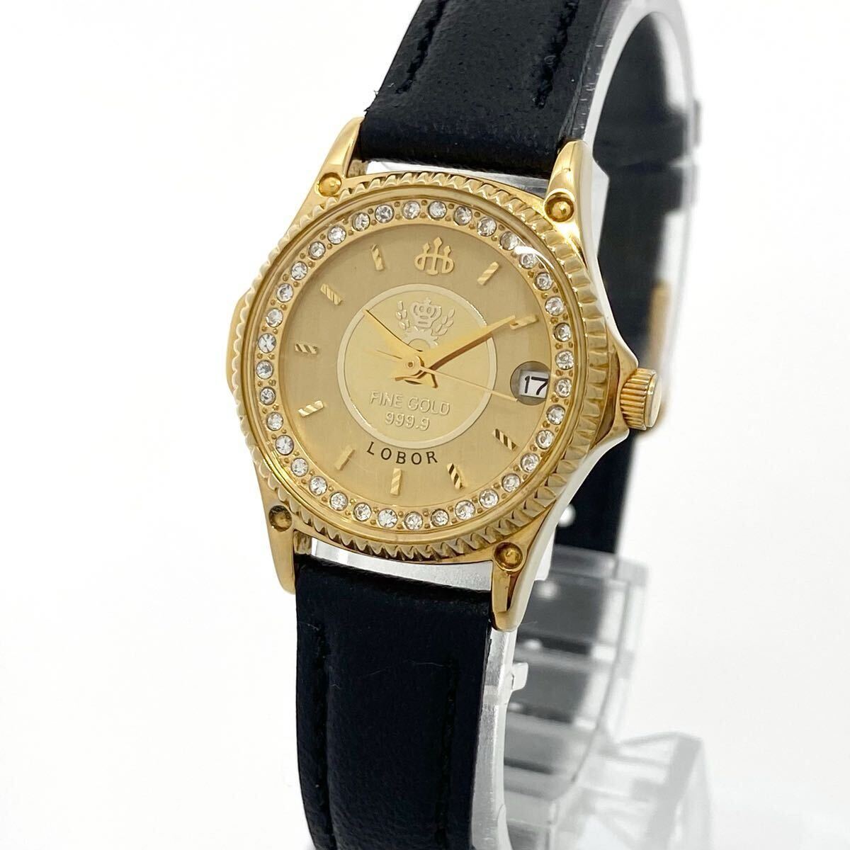 Yahoo!オークション - 腕時計 レディース LOBOR 24金 FINE GOLD 999.9 ...