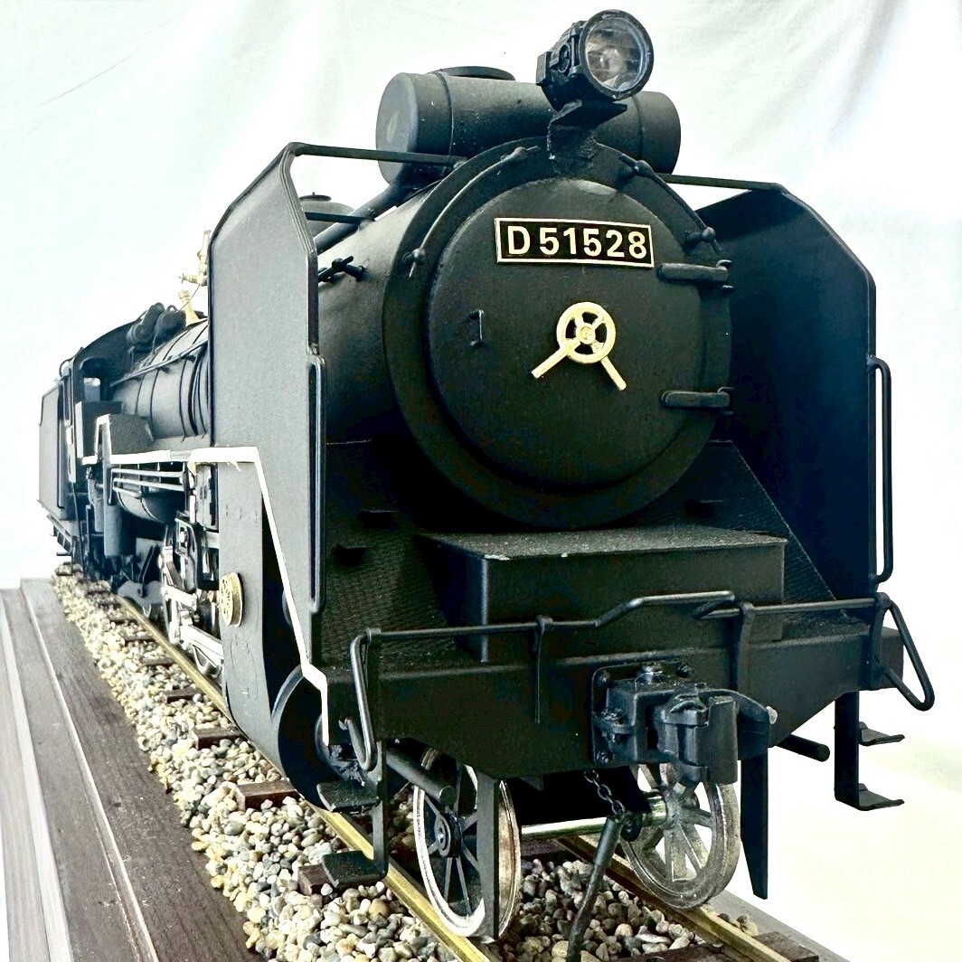 Yahoo!オークション - 直接引取限定 蒸気機関車 D51528 大型鉄道模型 S...
