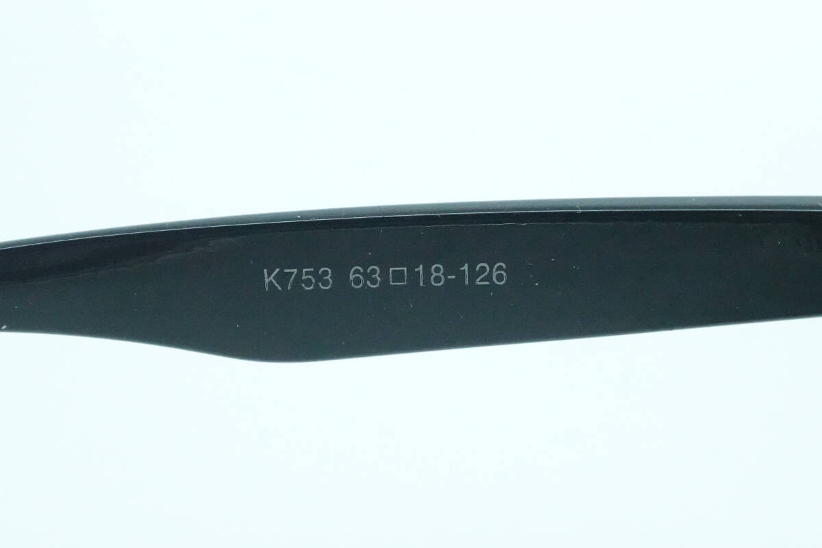 Yahoo!オークション - RayBan サングラス K753 63 18-126 レイバン 眼...