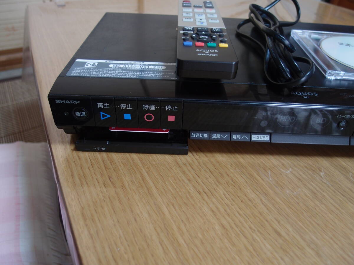 Yahoo!オークション - sharp BD-H51 の2号機 ブルーレイレコーダー 動...