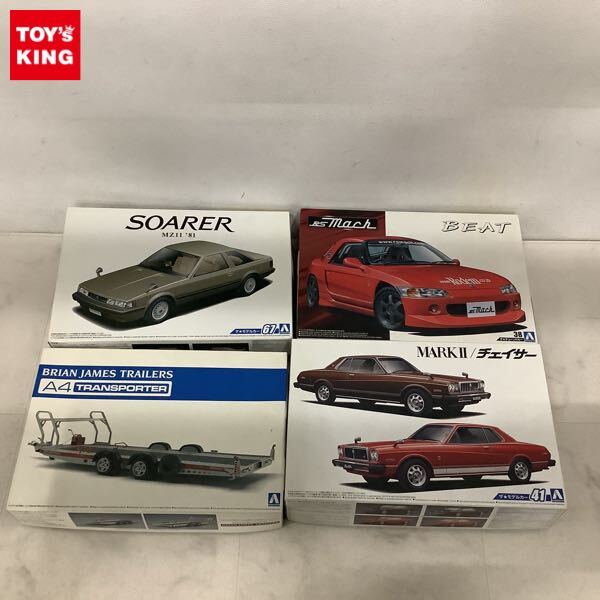 Yahoo!オークション - 1円〜 アオシマ 1/24 トヨタ MX41 マークII/チェ...