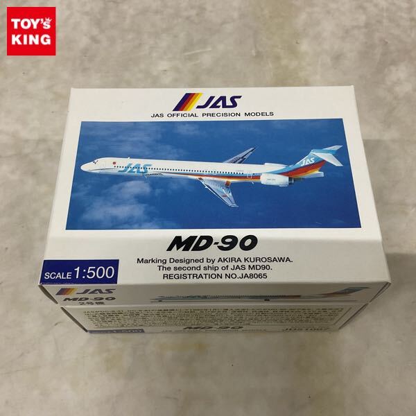 Yahoo!オークション - 1円〜 JALUX 1/500 JAS MD-90 2号機 JA8065