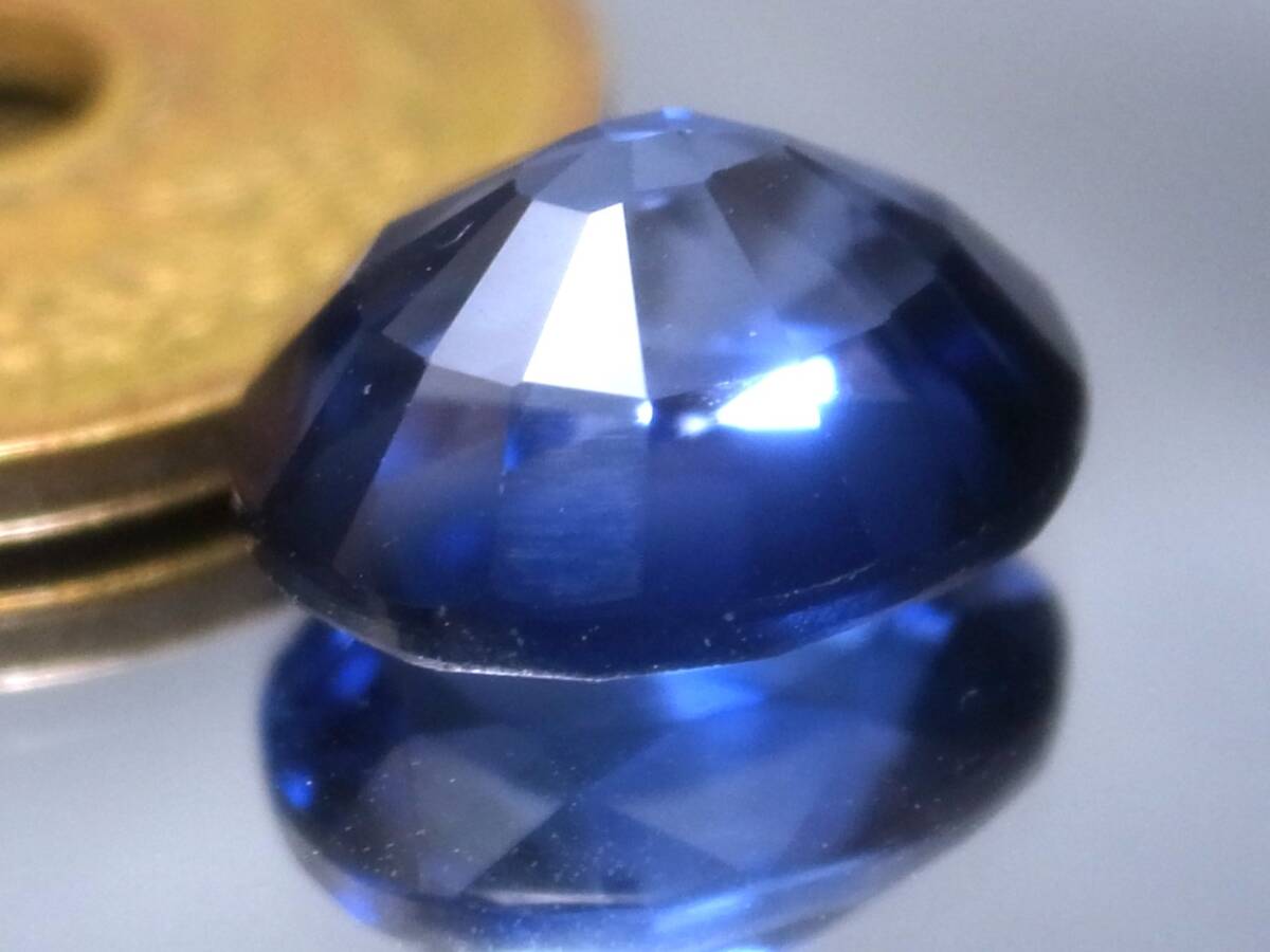 Yahoo!オークション - 7.25ct 新品・ロイヤルブルーカラー 合成サファ...