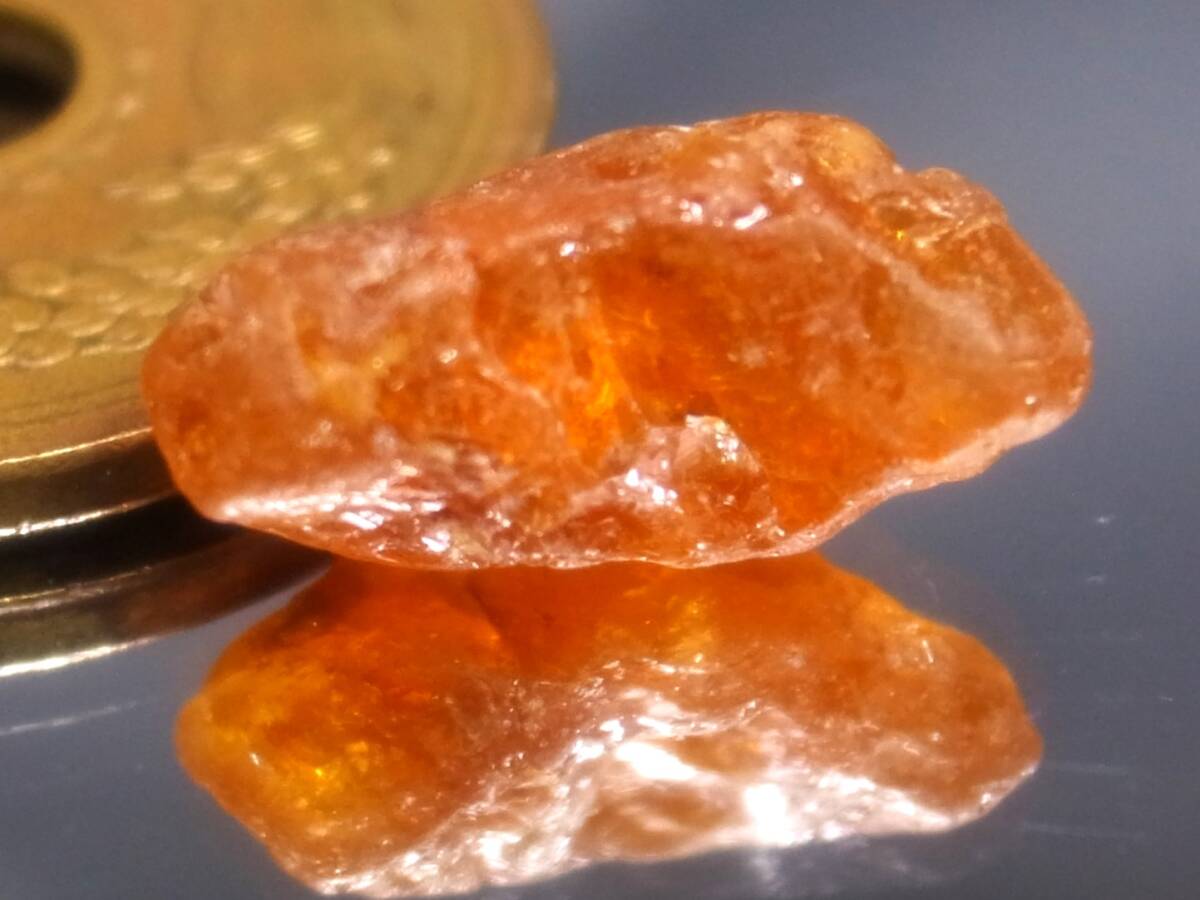 Yahoo!オークション - 4.94ct 新品・ファイヤーオレンジ 天然スペサル...