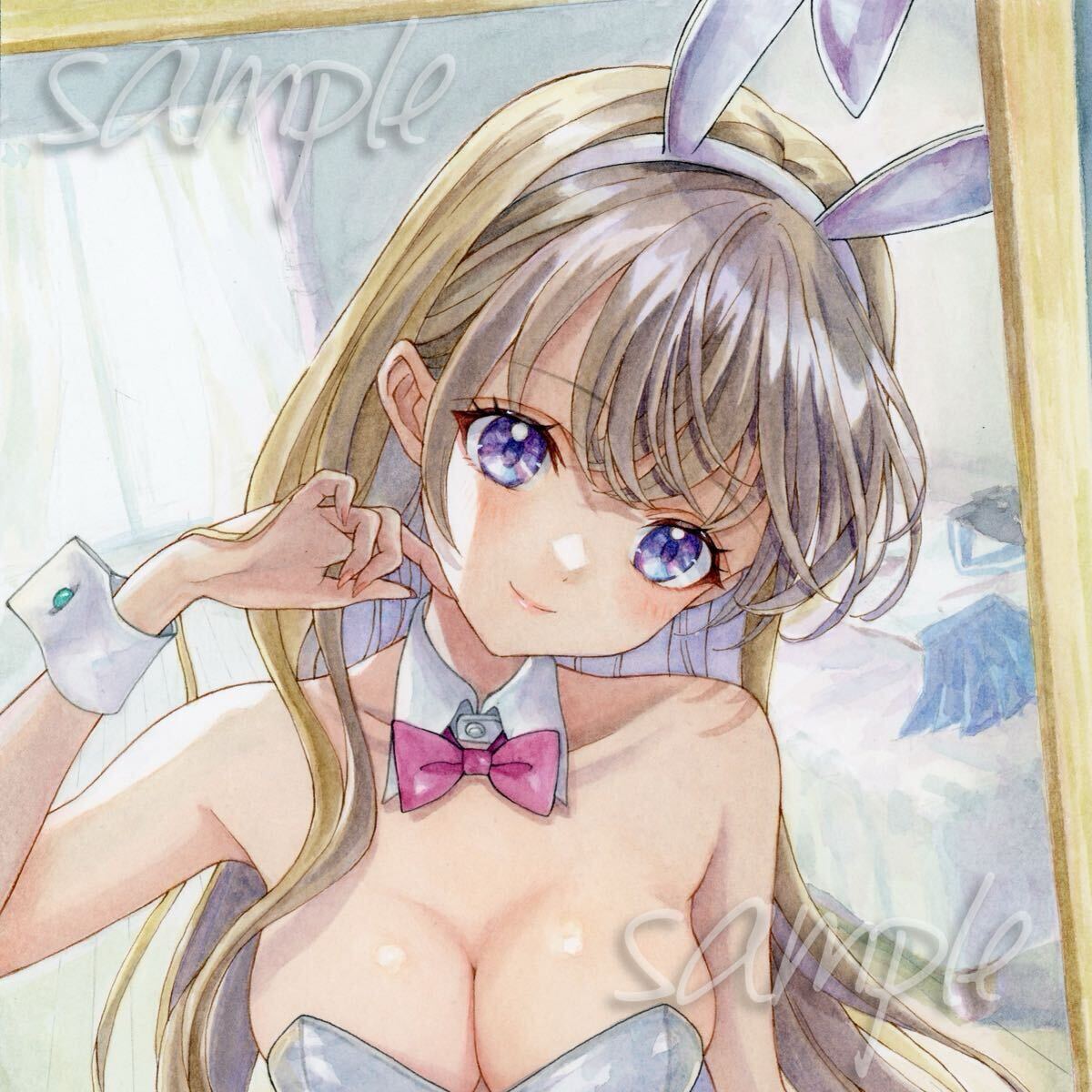 Yahoo!オークション - 【オリジナル手描きイラスト】「バニーガール 女...