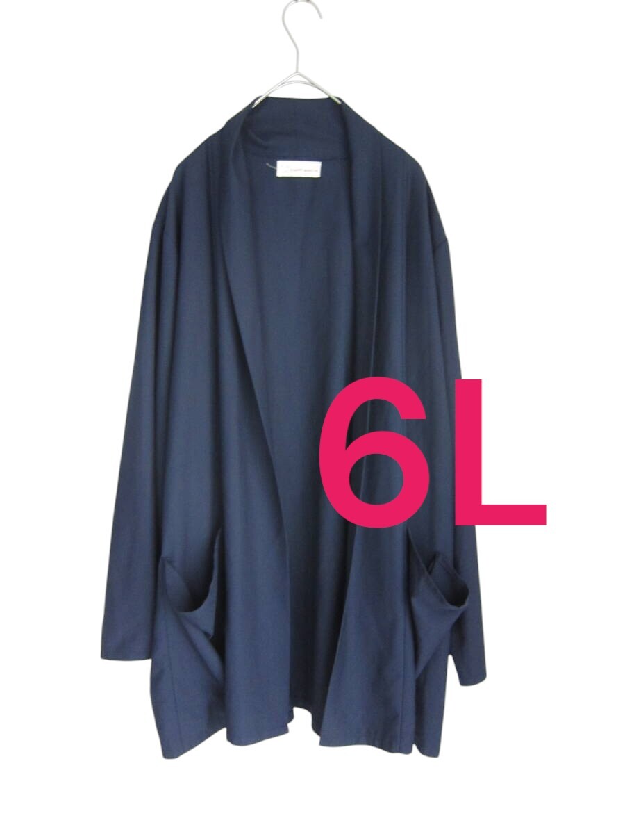 Yahoo!オークション - 送料無料 72 美品 【6L】 ネイビー シフォン ト...