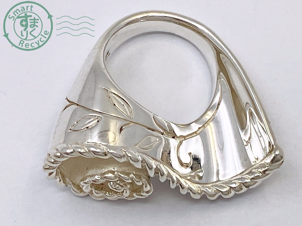 BD0604154 UZU ウズ 925 S シルバー リング 指輪 約12号 最大幅約17.0mm 重量約24.6g 絨毯 布 モチーフ アクセサリー(12号～)｜売買されたオークション情報 ...