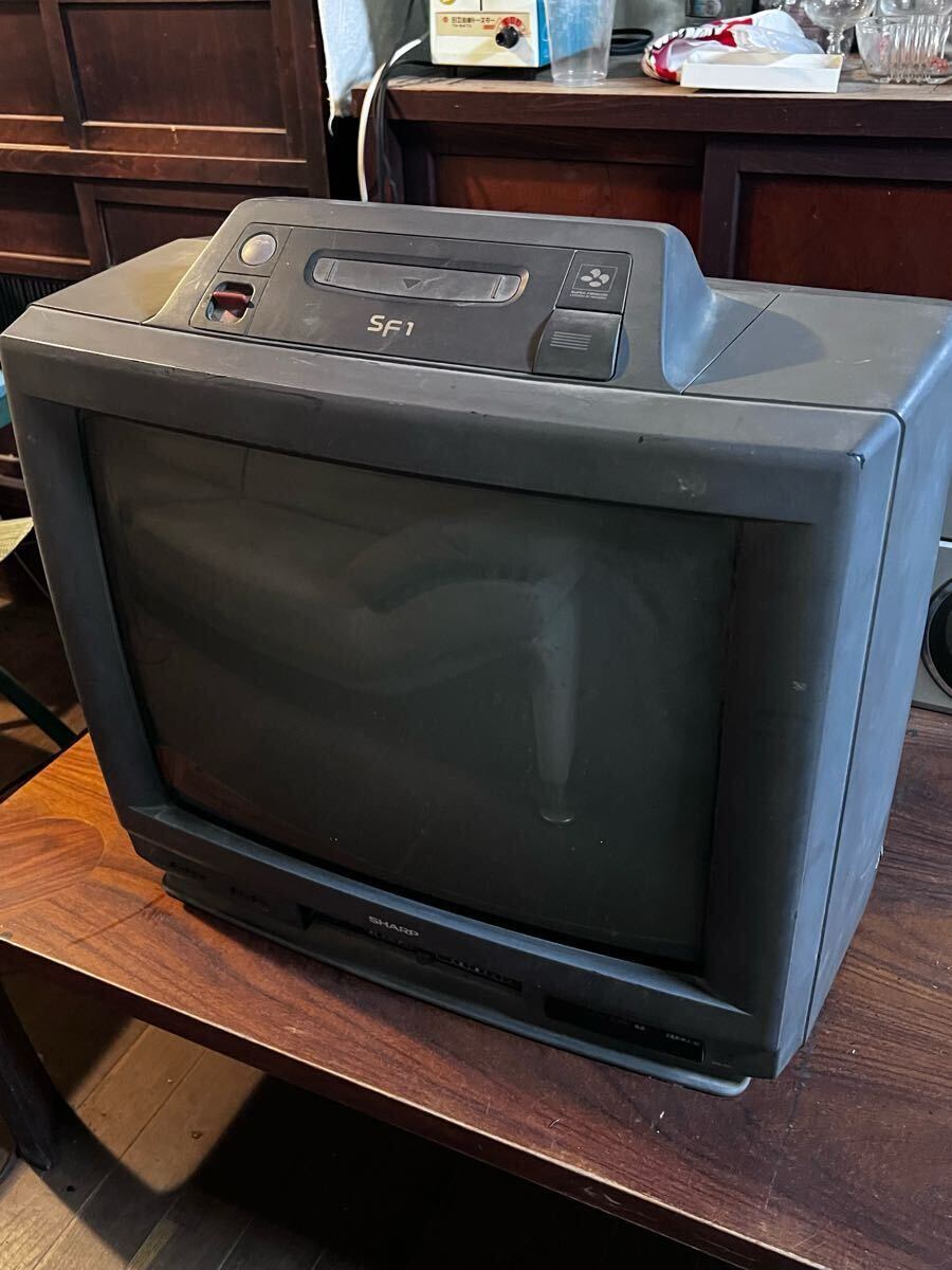 Yahoo!オークション - 21G-SF1 シャープ スーパーファミコン内蔵テレビ