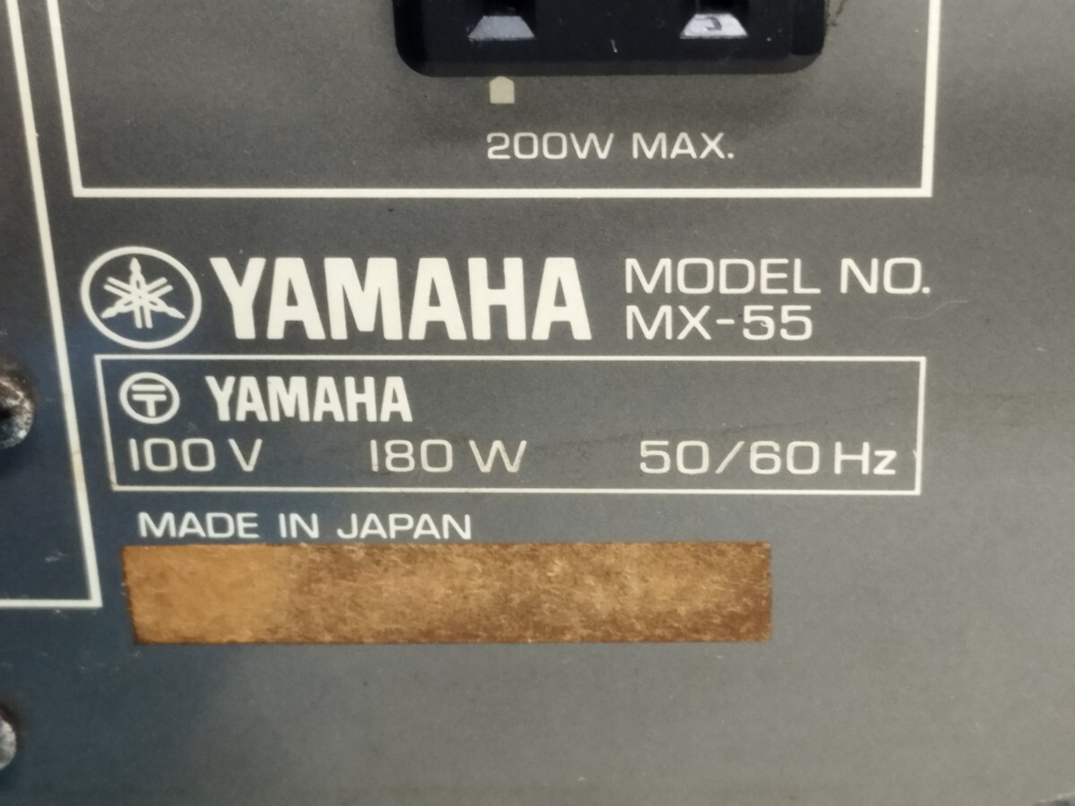 Yahoo!オークション - a4-062 YAMAHA YAMAHA MX-55 パワーアンプ ヤマ...