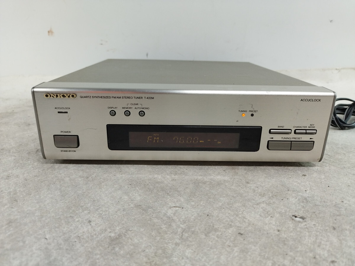 Yahoo!オークション - a4-079 ONKYO オンキョー T-422M FM AMチューナ...