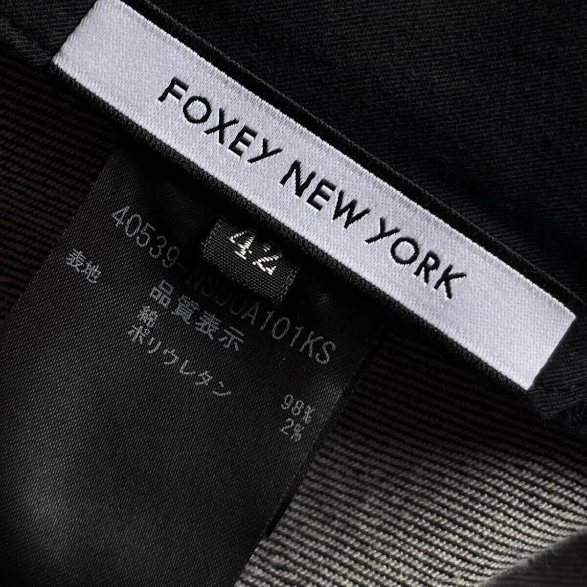 Yahoo!オークション - FOXEY NY 42 インディゴ デニムワンピース