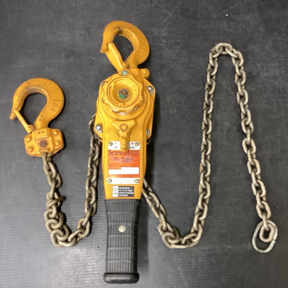 KITO LB016 レバーブロック1.6t(その他)｜売買されたオークション情報、yahooの商品情報をアーカイブ公開 - オークファン（aucfan.com）