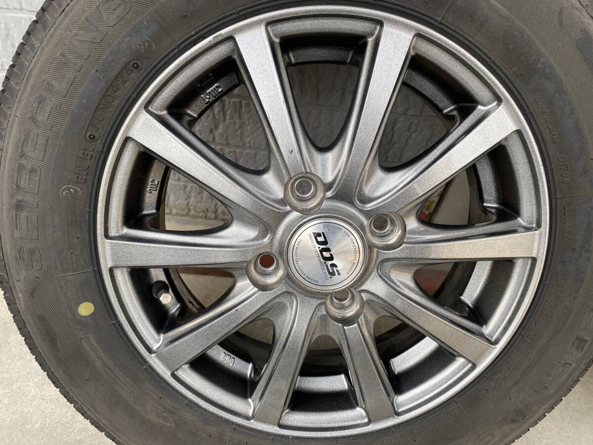 Yahoo!オークション - DUS アルミホイール 13×4 ET42 PCD100 2504-269...