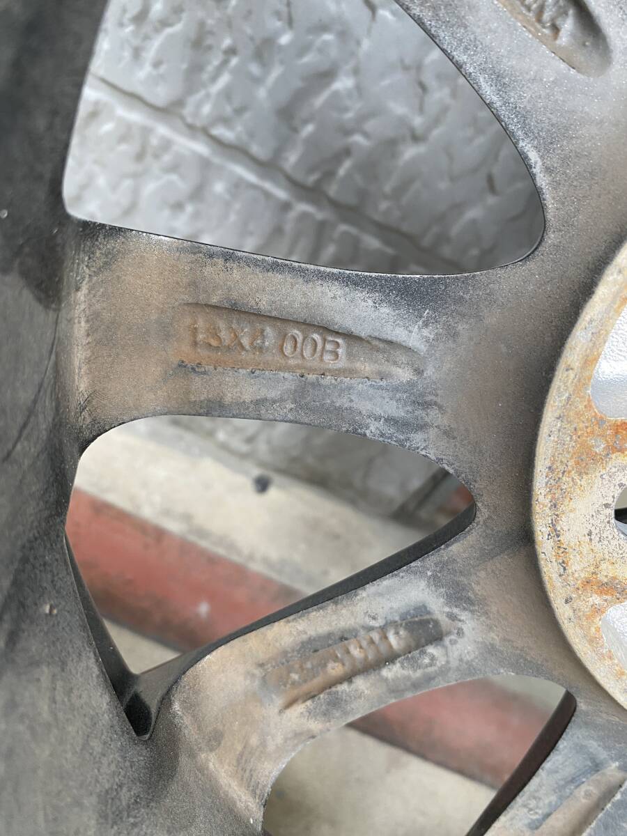 Yahoo!オークション - DUS アルミホイール 13×4 ET42 PCD100 2504-269...