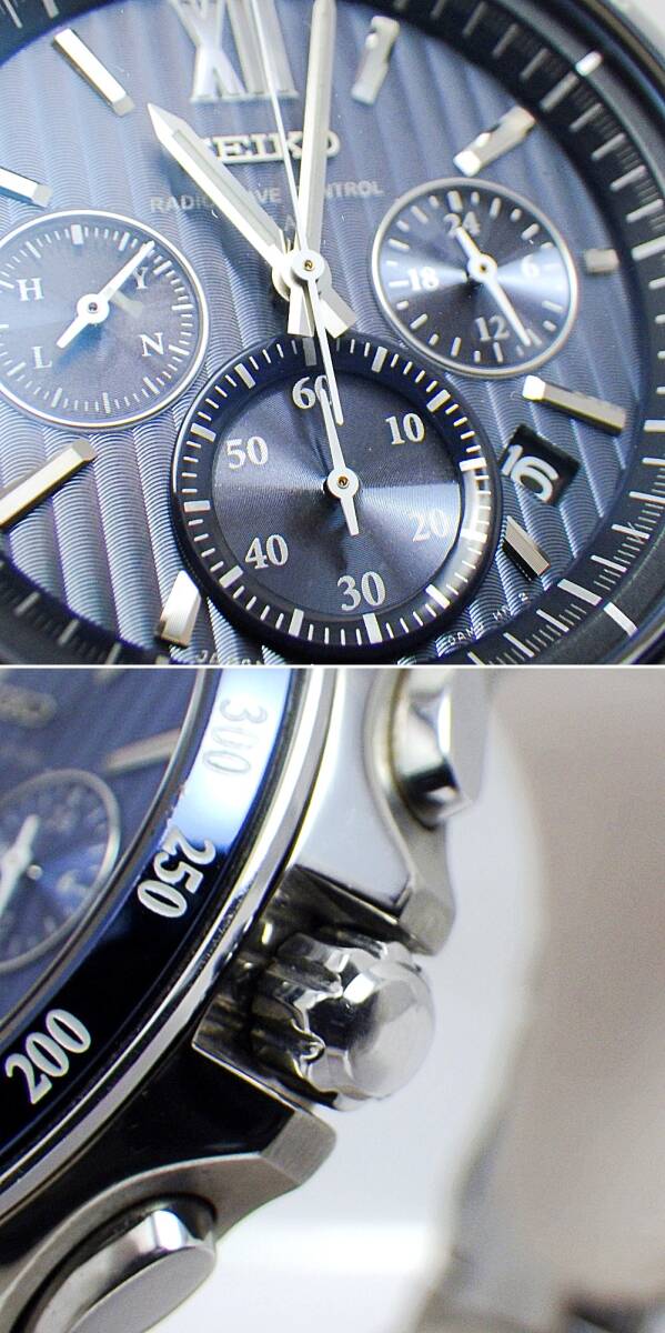 B25-772 SEIKO セイコー 8B82-0AL0 ブライツ ソーラー電波 SS B25-772 SEIKO セイコー 8B82-0AL0 ブライツ ソーラー電波 SS