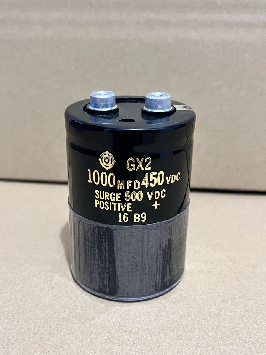Yahoo!オークション - 未使用品 日立製コンデンサー GX2 1000MFD450VDC...
