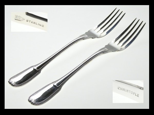 Yahoo!オークション - n738 Christofle クリストフル スターリング シ...