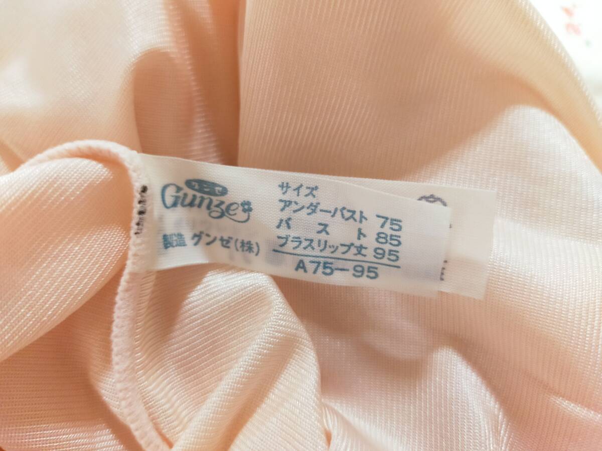 Yahoo!オークション - ティーンズ系 グンゼ バスト85 GUNZE A75-95 ブ...