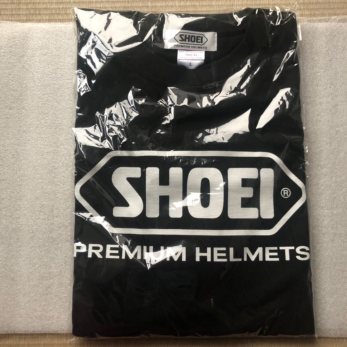 Yahoo!オークション - SHOEI Tシャツ ブラック 黒 L 株主優待 半袖 未...